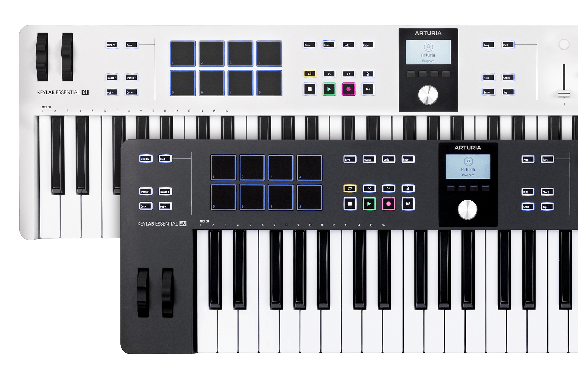 ARTURIA KEYLAB ESSENTIAL 61 MK3 - BLANCO o NEGRO - Morrison Music.