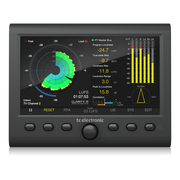 TC Electronic Clarity M - medidor y analizador 5.1 y stereo - Morrison ...