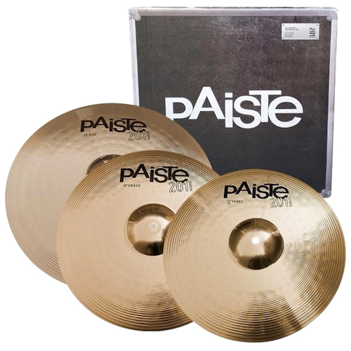 PAISTE 201 BRONZE 14"-16"-20" UNIVERSAL SET - Morrison Music.
